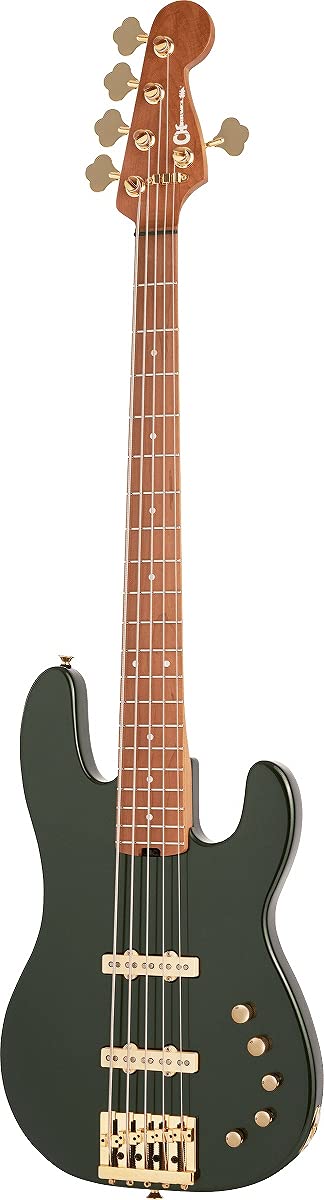 Charvel Pro-Mod San Dimas Bass JJ V - Lambo Green Metallic