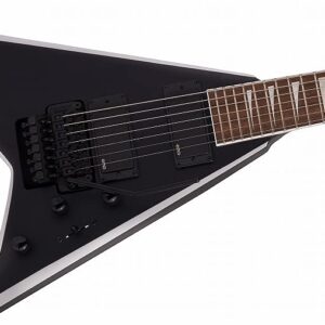 Jackson X Series Rhoads RRX24-MG7 Electric Guitar - Satin Black with Primer Gray Bevels