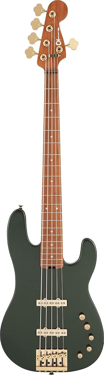 Charvel Pro-Mod San Dimas Bass JJ V - Lambo Green Metallic