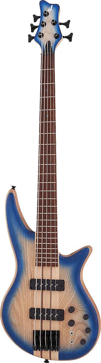 Jackson Pro Series 5-String Spectra Bass SBA V, Blue Burst, Caramelized Jatoba Fingerboard