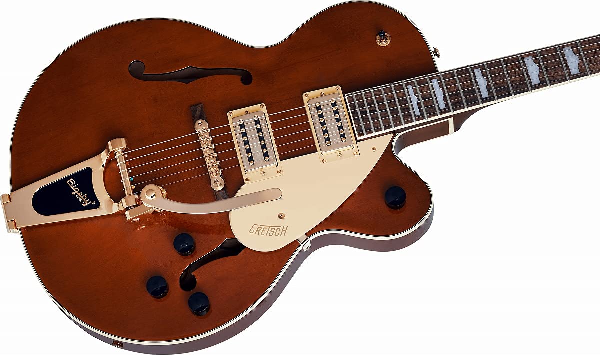 Gretsch G2410TG Streamliner Hollow Body Single-Cut and Gold Hardware Single Barrel w/Bigsby