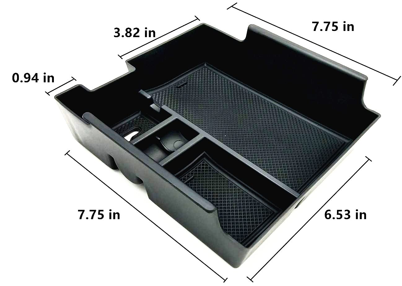 JOJOMARK Compatible with Ford Explorer 2012 2013 2014 2015 2016 2017 2018 2019 Center Console Tray Organizer, Armrest Secondary Storage Box