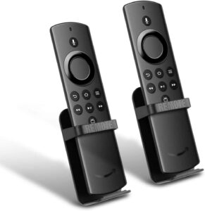 tv remote holder compatible with f tv stick, xiaomi mi tv stick or mi box s, apple hd 4k, siri remote control holder wall mount