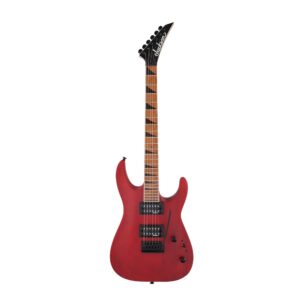 jackson js series dinky arch top js24 dkam electric guitar - red stain