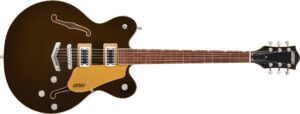 gretsch g5622 electromatic center block double-cut black gold w/v-stoptail