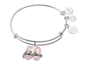 alex and ani 'fabulous 50' charm bangle