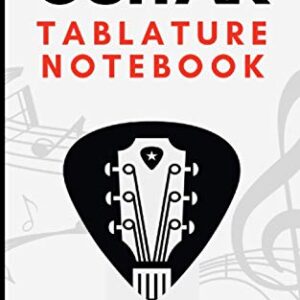 Guitar Tablature Notebook with Extra Charts: Blank Guitar Tablature Paper, Standard Tab Manuscript Paperback Chord Chart Ukulele Strumming, Circle of Fifths