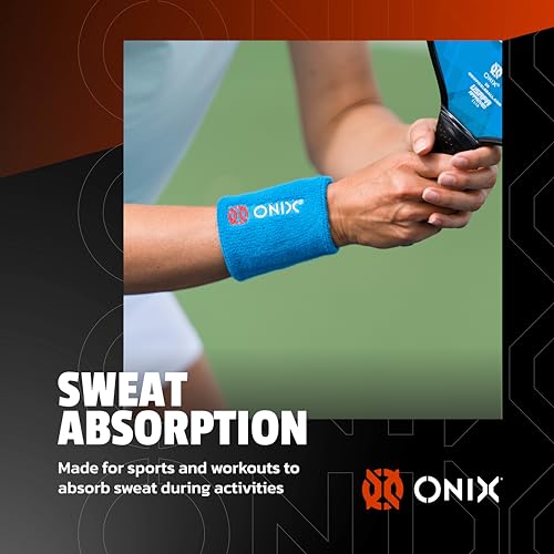 ONIX Pickleball Sweat Absorption Wristband — Pink