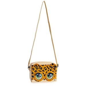 Purse Pets, Leoluxe Leopard Interactive Pet Toy & Crossbody Kids Purse with Over 25 Sounds and Reactions, Shoulder Bag for Girls, Trendy Tween Gifts