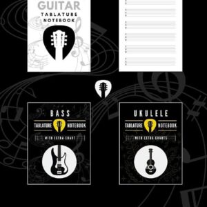 Guitar Tablature Notebook: Blank Guitar Tablature Paper, Standard Tab Manuscript Paperback for Beginners and Advanced Musicians