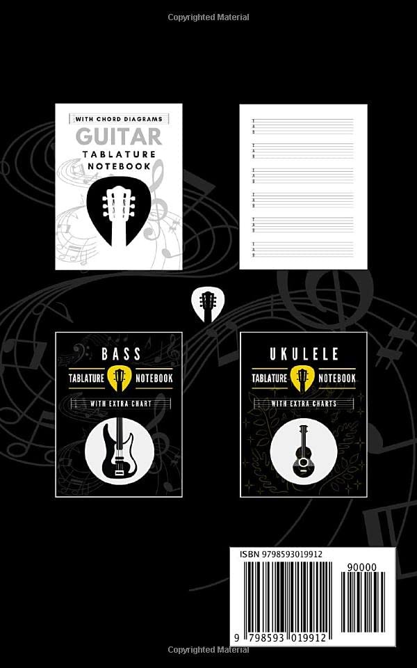 Guitar Tablature Notebook: Blank Guitar Tablature Paper, Standard Tab Manuscript Paperback for Beginners and Advanced Musicians