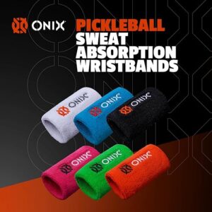 ONIX Pickleball Sweat Absorption Wristband — Black