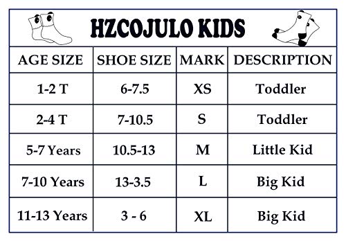 Hzcojulo Kids Toddler Half Cushion Low Cut Athletic Ankle Cotton Socks for Boys Girls Size Age 1-15 Years -12 Pairs,Multicoloured,L/Shoe size 13-3.5/7-10Years