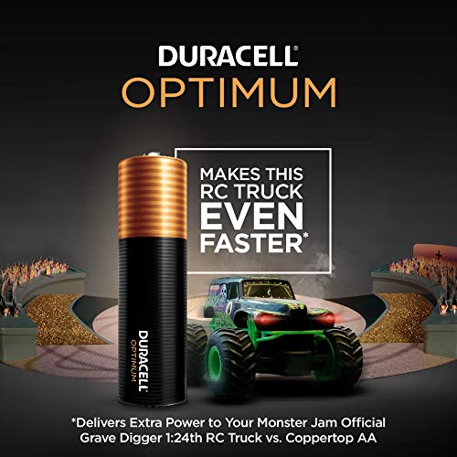 Duracell Optimum AAA Batteries, 22 Count Pack Triple A Battery with Long-lasting Power, Resealable Package for Storage, All-Purpose Alkaline AAA Battery for Household and Office Devices