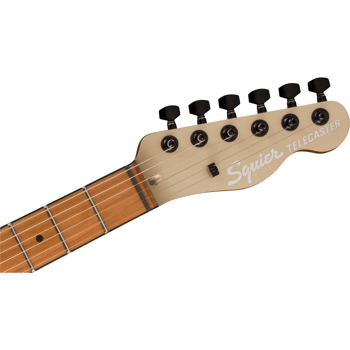 Squier Contemporary RH Telecaster Electric Guitar, with 2-Year Warranty, Shoreline Gold, Roasted Maple Fingerboard, None Pickguard