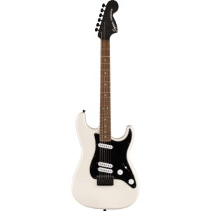 squier contemporary special stratocaster ht electric guitar, pearl white, laurel fingerboard