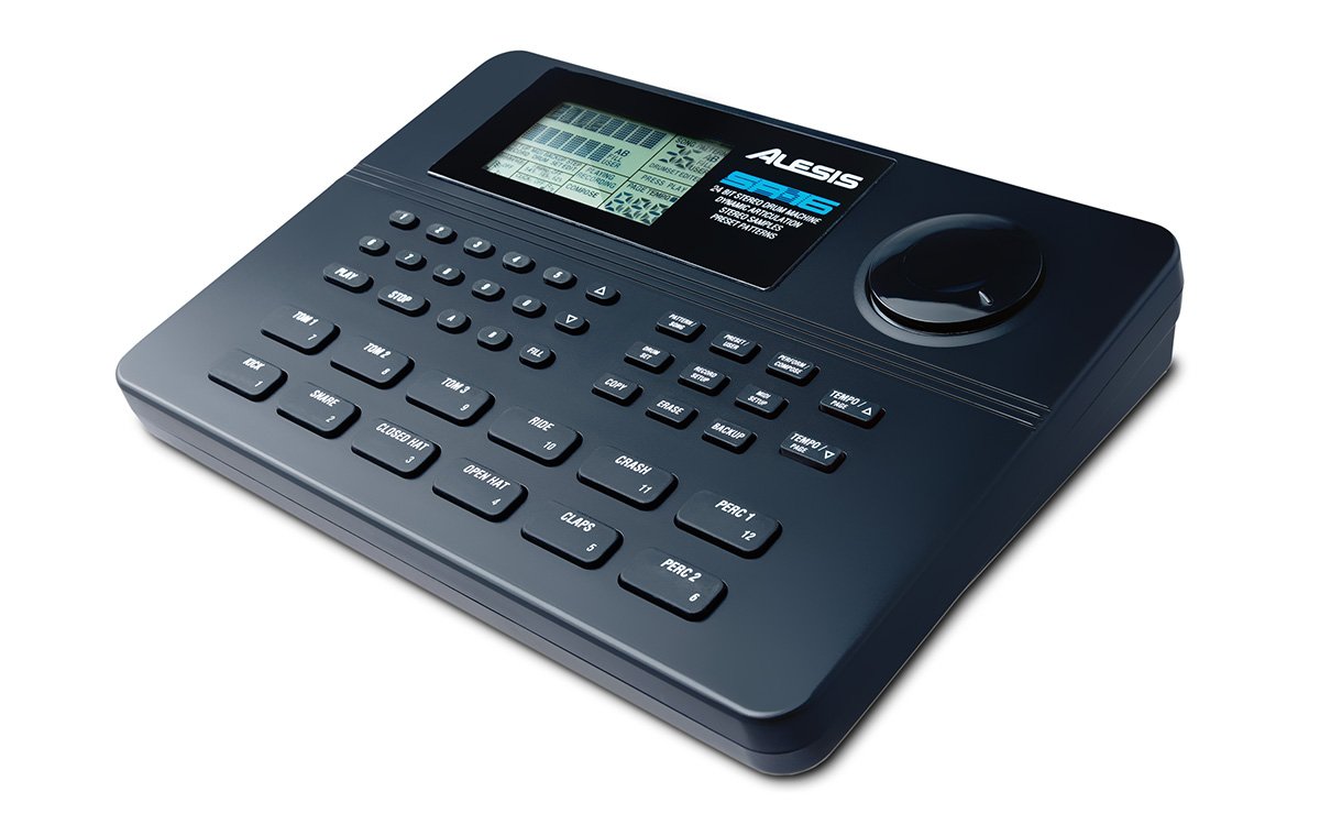 Alesis SR-16 Studio-Grade Standalone Drum Machine (Black) + Hosa 5-Pin DIN to 5-Pin DIN MIDI Cable (5 Feet)