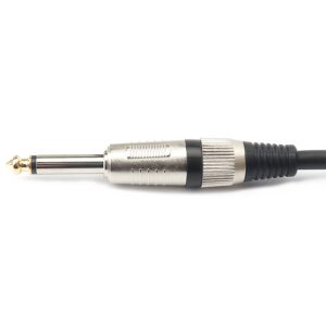 Disino Unbalanced 6.35mm(1/4 inch) TS Mono to XLR Male Cable Gold Plated Quarter inch to Male XLR Microphone Cable Interconnect Cable - 3 Feet/1 Meter