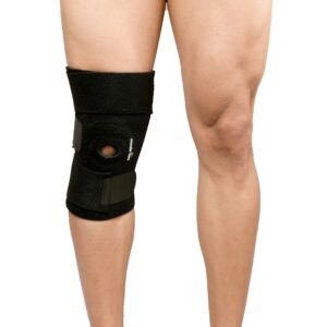 Wonder Care Knee Brace for Knee Pain Relief Open Patella Support for Arthritis, Meniscus Tear, Ligament Tear, Sports Injury, Neoprene Gym Knee wrap for Men and Women (Universal Size: 14.8"-22")