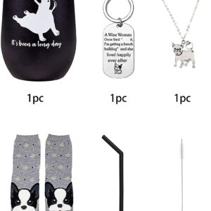 EBE EmmasbyEmma French Bulldog Gifts for Women, Frenchie Lovers Gifts for Women, French Bulldog Yoga, Frenchie Gifts for Women, French Bulldog Lover Gifts, French Bulldog Tumbler