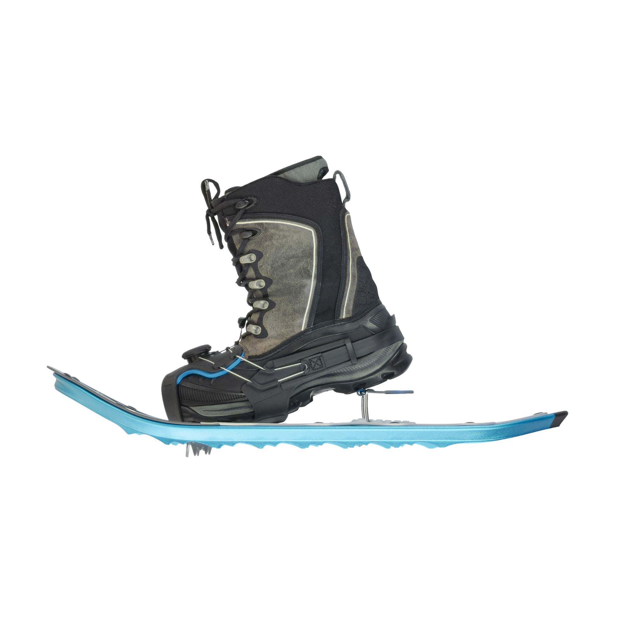 Denali Winter Sports | Sawtooth Spin Snowshoe Kit | 8 x 25 | Aluminum Trekking Poles | Carry Shoe Bag | Outdoor Snow Shoes