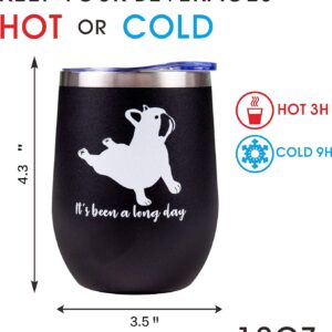 EBE EmmasbyEmma French Bulldog Gifts for Women, Frenchie Lovers Gifts for Women, French Bulldog Yoga, Frenchie Gifts for Women, French Bulldog Lover Gifts, French Bulldog Tumbler