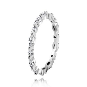 uloveido marquise & round cz diamond ladies vintage style stackable wedding band ring,925 silver milgrain ring white gold filled (size 6)