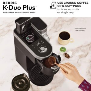 Keurig® K-Duo PlusTM Single Serve & Carafe Coffee Maker Bundle