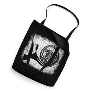 Vintage Marching Band Retro Big Band Gifts French Horn Tote Bag