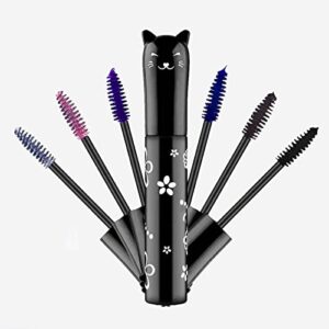 LGSZGDCN Blue Lashes Extensions Mascara Makeup Voluminous Original Volume Building Waterproof Fast Dry Eyelashes Curling Lengthening Eye Lashes Party Stage Use