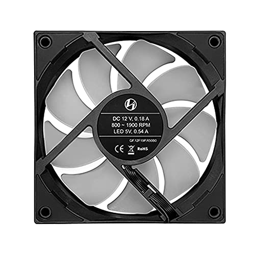 Lian Li ST120-3B Black 3 Pack, ARGB 120mm LED PWM, with Fan Controller