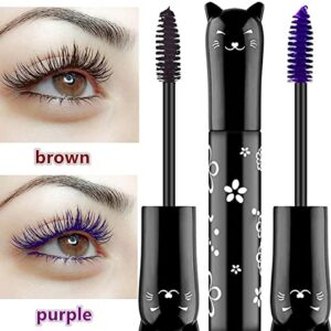 LGSZGDCN Blue Lashes Extensions Mascara Makeup Voluminous Original Volume Building Waterproof Fast Dry Eyelashes Curling Lengthening Eye Lashes Party Stage Use