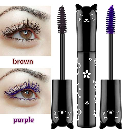 LGSZGDCN Blue Lashes Extensions Mascara Makeup Voluminous Original Volume Building Waterproof Fast Dry Eyelashes Curling Lengthening Eye Lashes Party Stage Use