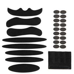 jipemtra helmet padding foam kit 27pcs bicycle replacement pads universal foam pads set for bike motorcycle cycling racing outdoors (black 27pcs mtx)