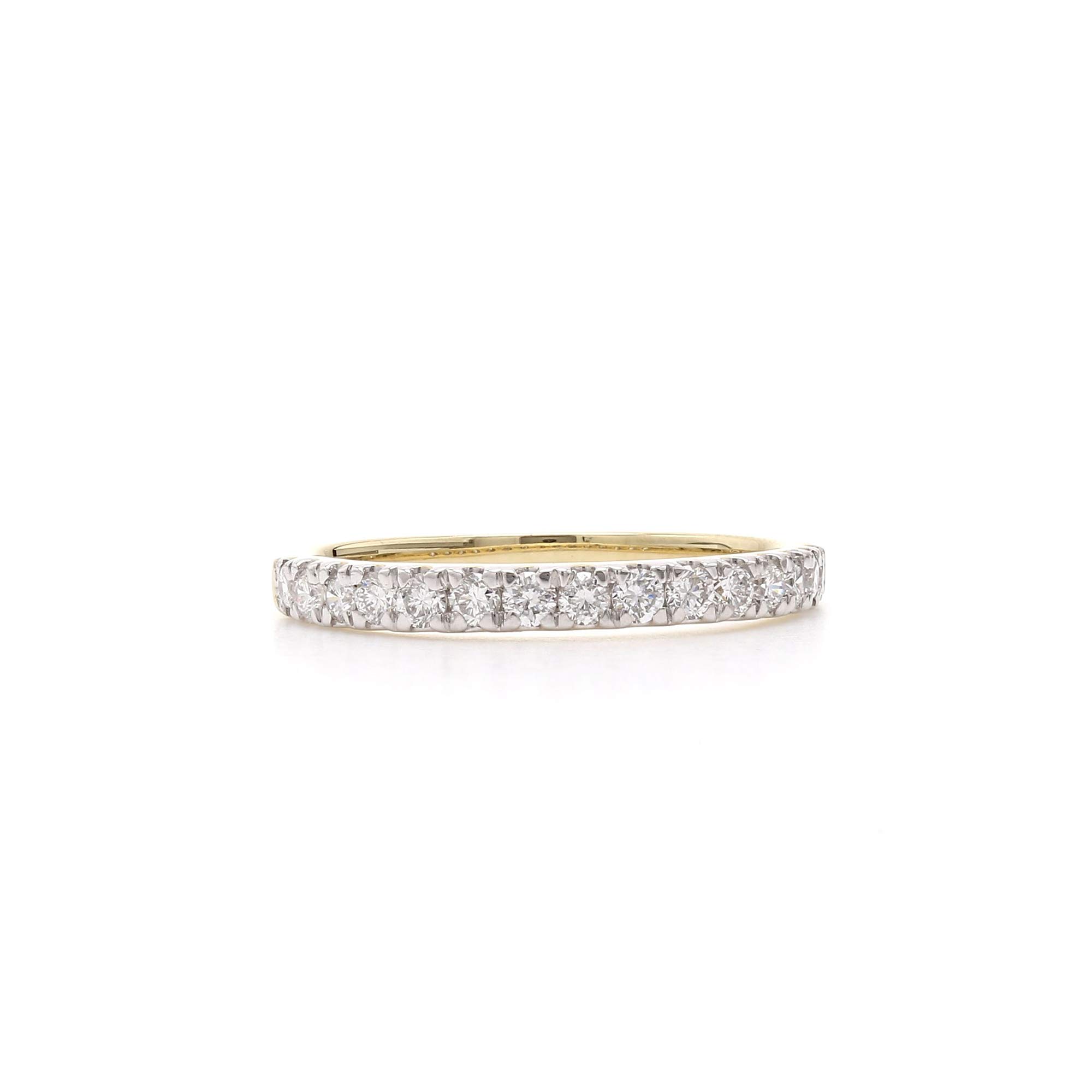 14k Yellow Gold Lab-Grown Diamond Wedding Ring Band (1/2 cttw, F-G Color, VS-SI Clarity) Size 5.5