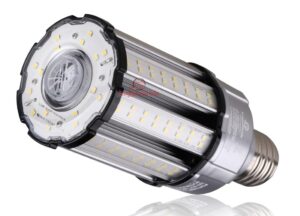 ruggedgrade 100 watt e39 led corn bulb - aries iii series - 13,400 lumens - 4000k - dlc 5.1 - fanless 6kv surge