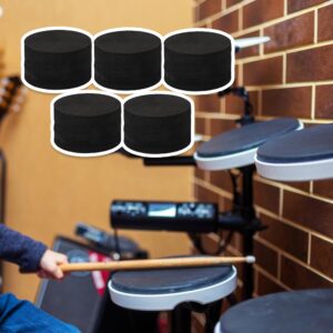 BQLZR 36x20mm Electric Drum Trigger Sponge Percussion Instrument Accessories Pack of 5