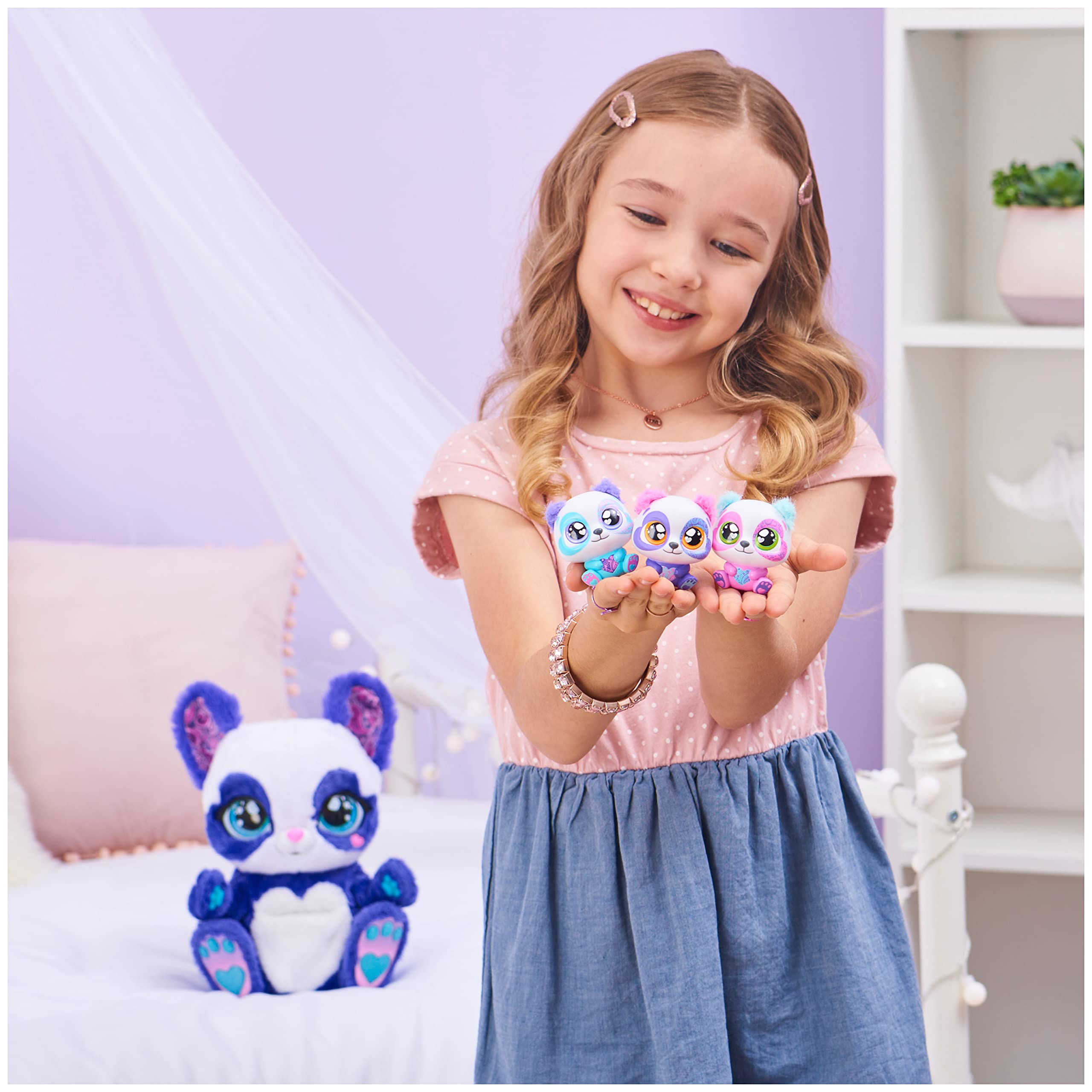 Peek-A-Roo - Interactive Panda-Roo Plush Toy with Mystery Baby-Roo Surprise - Over 150 Sounds & Actions, 10+ Engaging Games, Songs, Boosts Imagination & Creativity for Girls Ages 5+