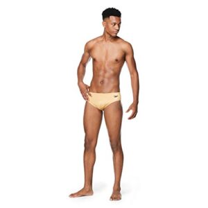 Speedo Men's Standard Swimsuit Brief Endurance+ The One, Gold, 30