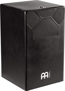 meinl percussion digital cajon with ten pre-programmed sound combinations — for live music and silent practice — baltic birch body, 2-year warranty (mpdc1)