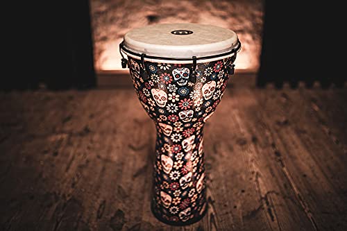 Meinl Percussion Djembe Hand Drum Circle Instrument with Synthetic Shell and Head, Alpine Series — NOT Made in China — Easy Tuning, 2-Year Warranty (ADJ12-SI)