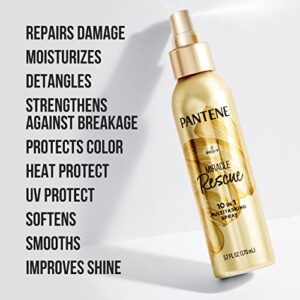 Pantene Miracle Rescue 10-in-1 Multitasking Leave-in Conditioner Spray, 5.7 fl oz