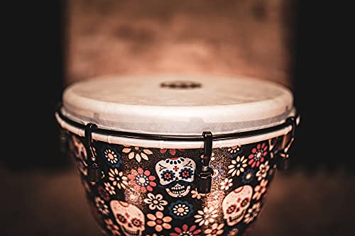 Meinl Percussion Djembe Hand Drum Circle Instrument with Synthetic Shell and Head, Alpine Series — NOT Made in China — Easy Tuning, 2-Year Warranty (ADJ12-SI)