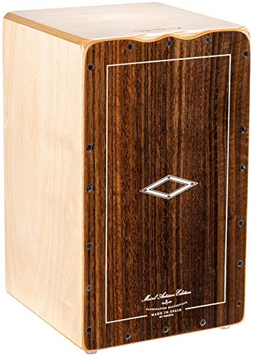 Meinl Percussion Artisan Edition Cajon with Internal Strings for Snare Effect, Baltic Birch/Brown Eucalyptus — Made in Spain — Tango Line, 2-Year Warranty (AETLBE)