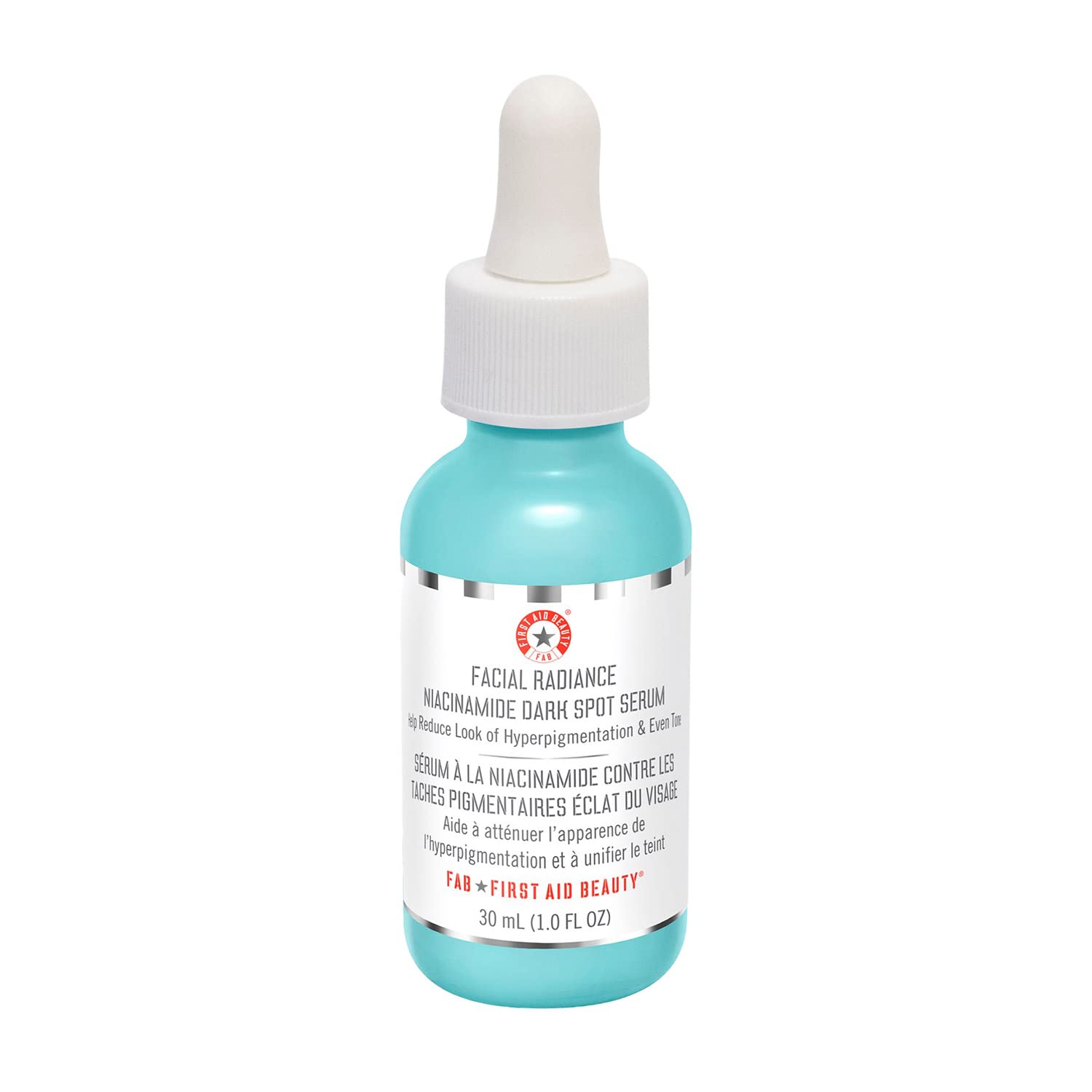 First Aid Beauty Facial Radiance Niacinamide Dark Spot Serum – Evens Skin Tone + Diminishes Dark Spots – Non-Irritating Hyperpigmentation Treatment – 1.0 fl oz