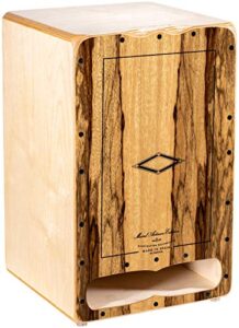 meinl percussion artisan edition cajon with internal strings for snare effect and forward facing ports, limba/baltic birch — made in spain — cantina line, 2-year warranty (aeclli)