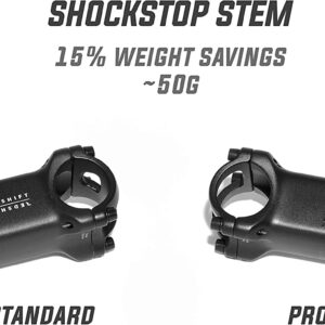 REDSHIFT ShockStop PRO Suspension Stem for Bicycles, Shock-Absorbing Bike Handlebar Stem for Road, Gravel, Hybrid, and E-Bikes, 6 Degree x 90 mm