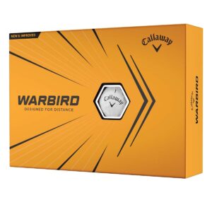 callaway golf 2021 warbird golf balls , white