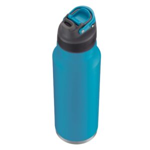 Coleman FreeFlow AUTOSEAL Stainless Steel Water Bottle, 40oz., Caribbean Sea