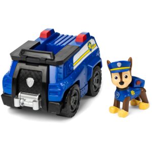 Spin Master 6061799 PAW Patrol Chase`s Patrol Cruiser Vehicle Toy with Collectible Figure